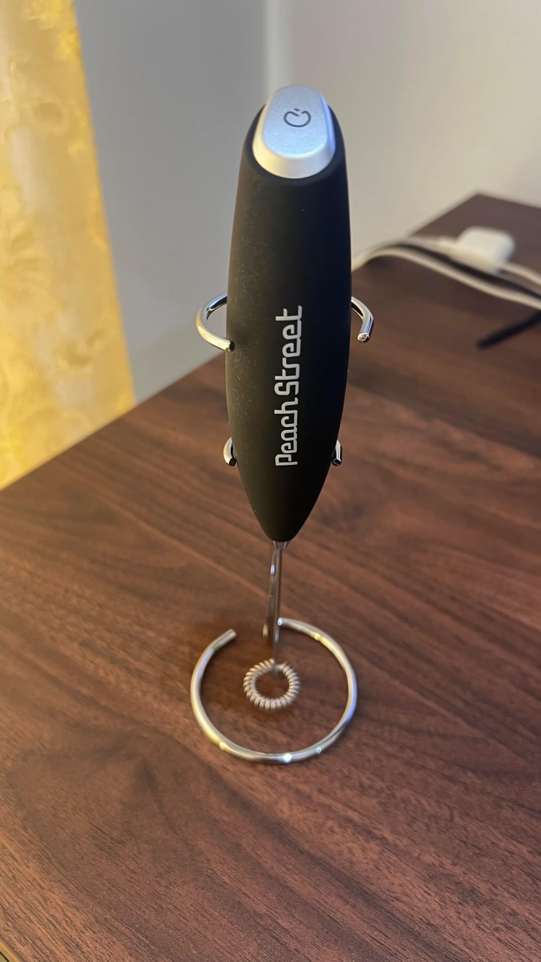 Powerful Handheld Milk Frother, Mini Milk Frother Wand, Battery ...