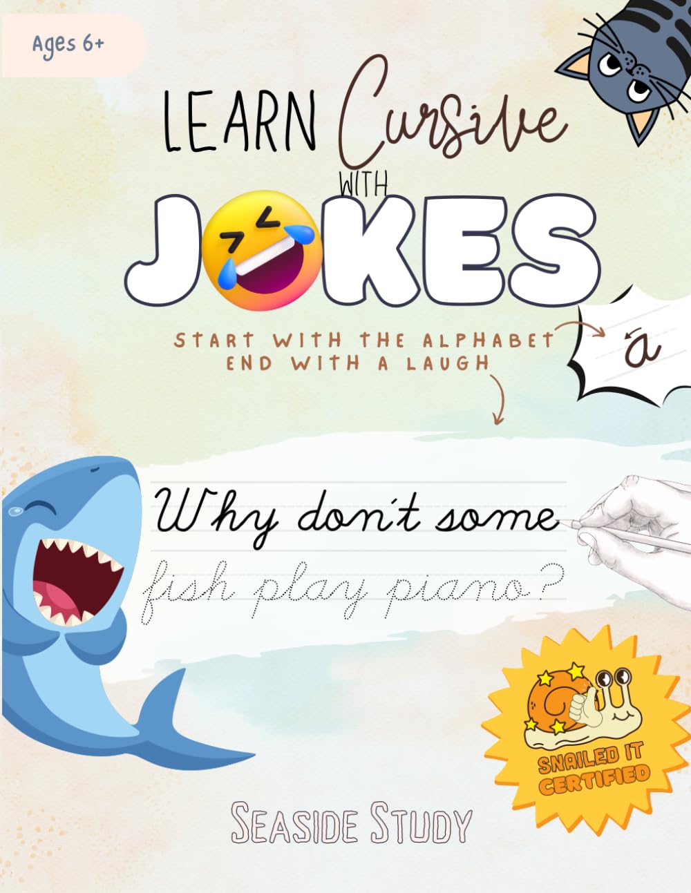 Learn Cursive With Jokes: A Fun Alphabet and Word Tracing Practice for ...