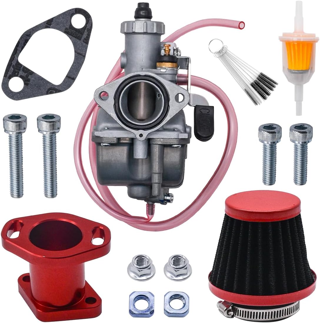 Amazon.com: Cylinman VM22 212cc Carburetor with Air Filter Intake ...