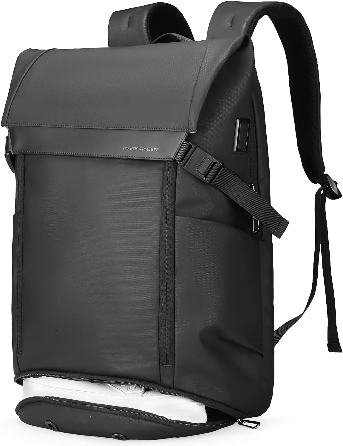 MARK RYDEN Casual backpack with top flap, 25-36 litres, expandable ...