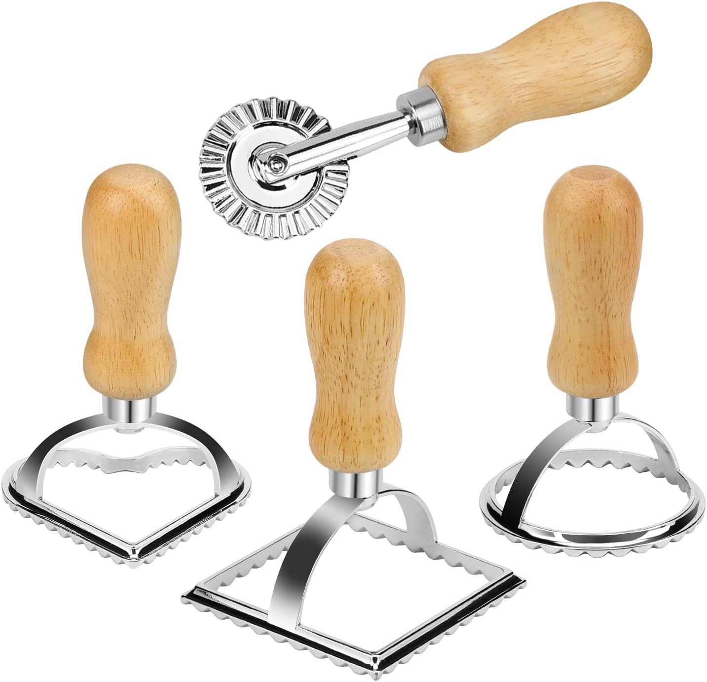 Amazon.com: Küchenprofi Ravioli Cutter 18/10 Stainless Steel Wheel ...