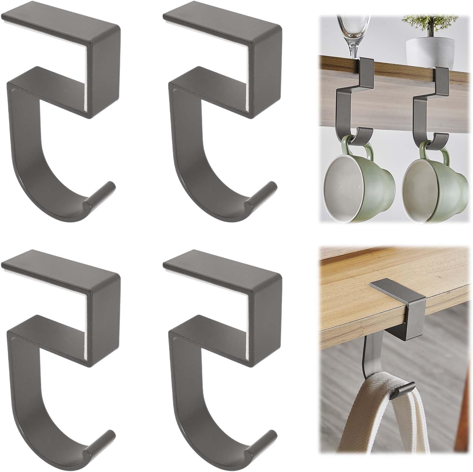 DecorDwell 4 Pièces Crochet de Sac à Main,Porte-Sac pour Table ou ...