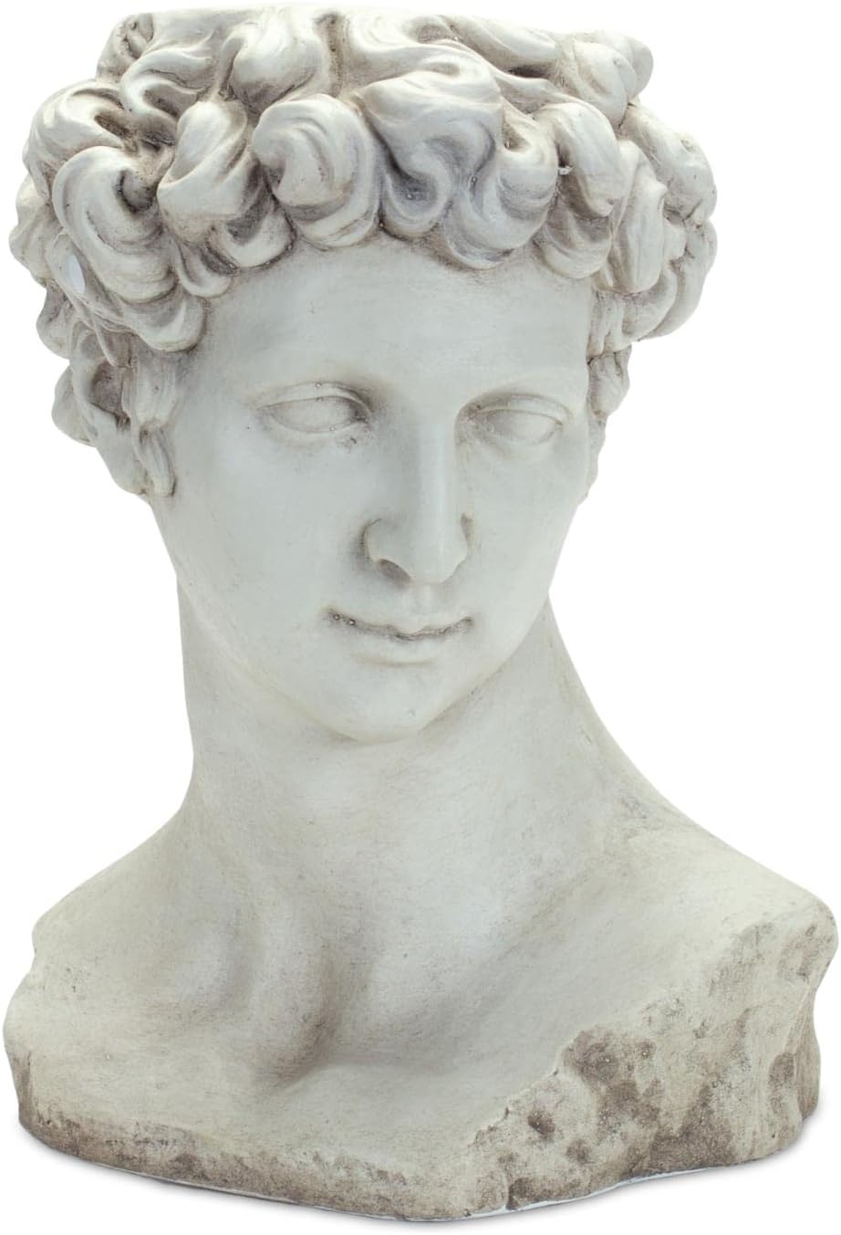Amazon.com: Melrose Resin Roman Bust Container with Grey Finish 85075DS ...