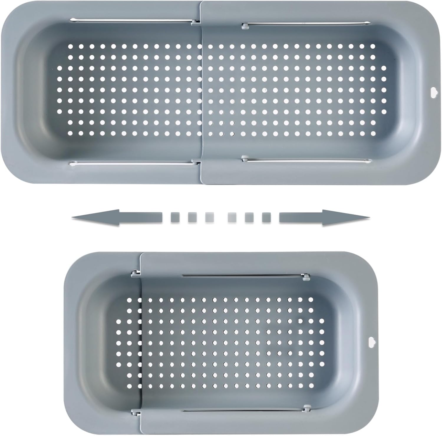 Amazon.com: YUNKWONG Extendable Sink Colander Strainer Basket - Wash ...