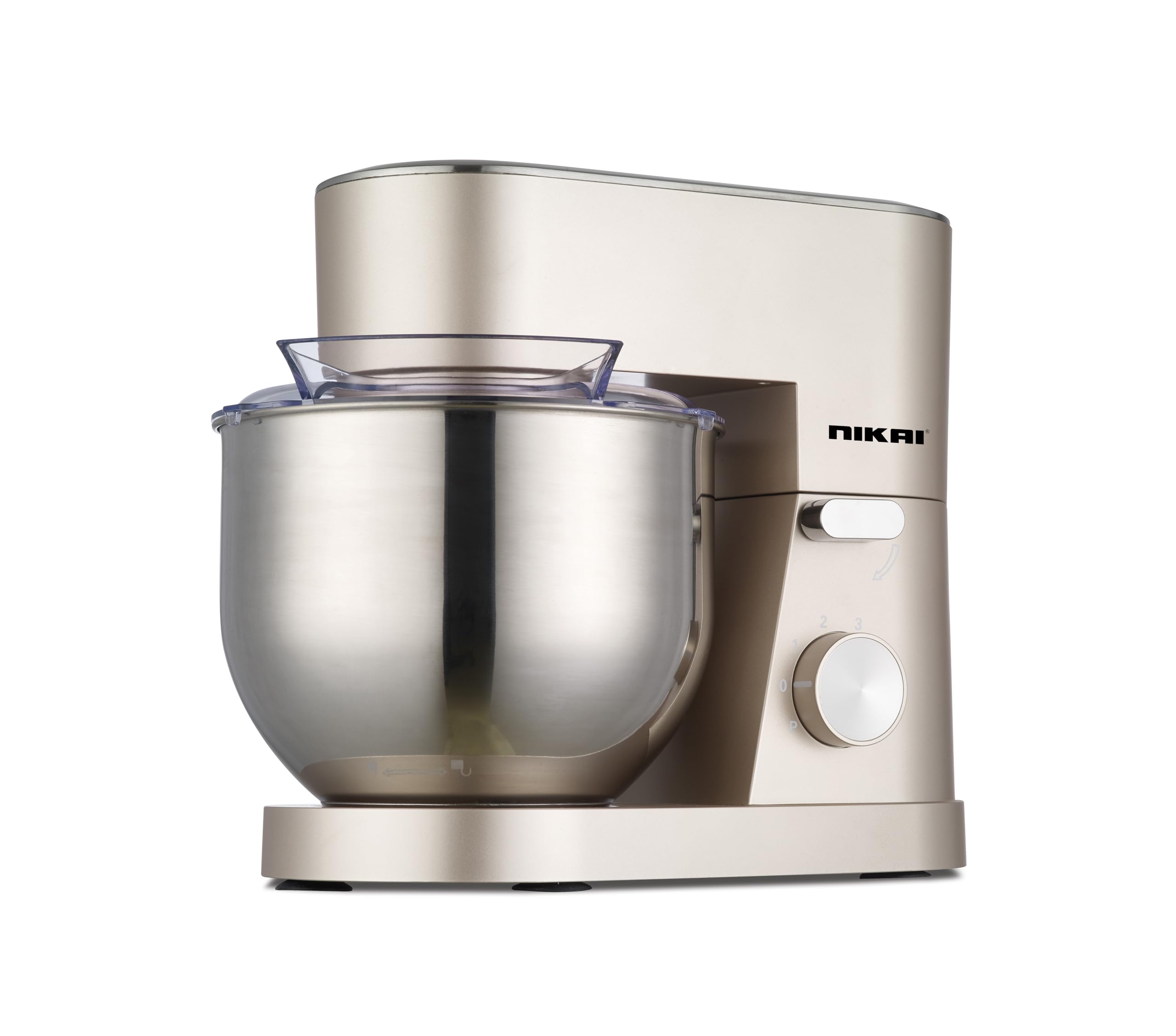 Nikai 5 Liter 1000W Stand Mixer, 6 Speed With Pulse, With 3 Mixing ...