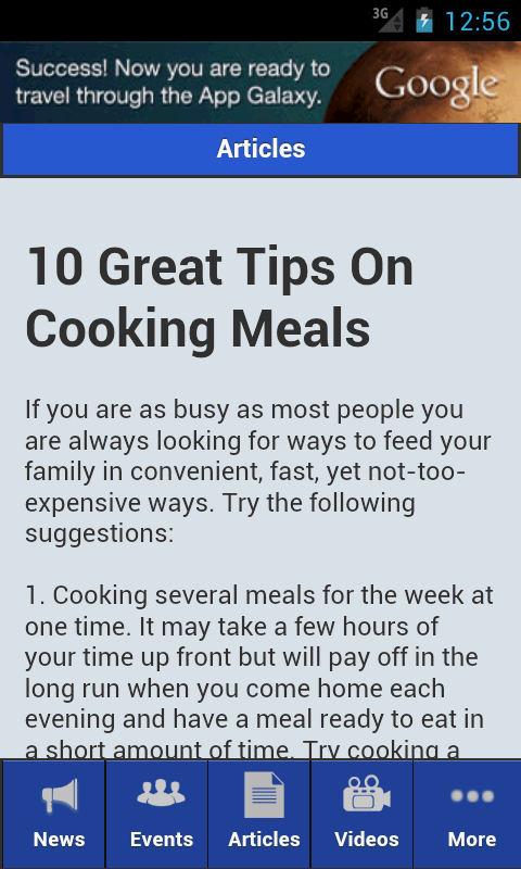 Cooking Tips - App on Amazon Appstore