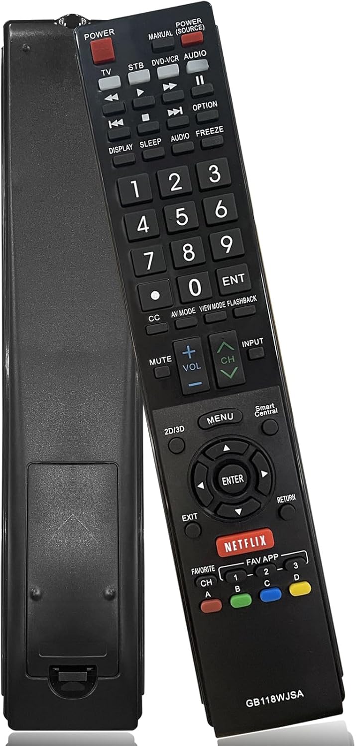 Amazon.com: LAZTZQ Sharp Tv Remote Control Replacement, Universal TV ...