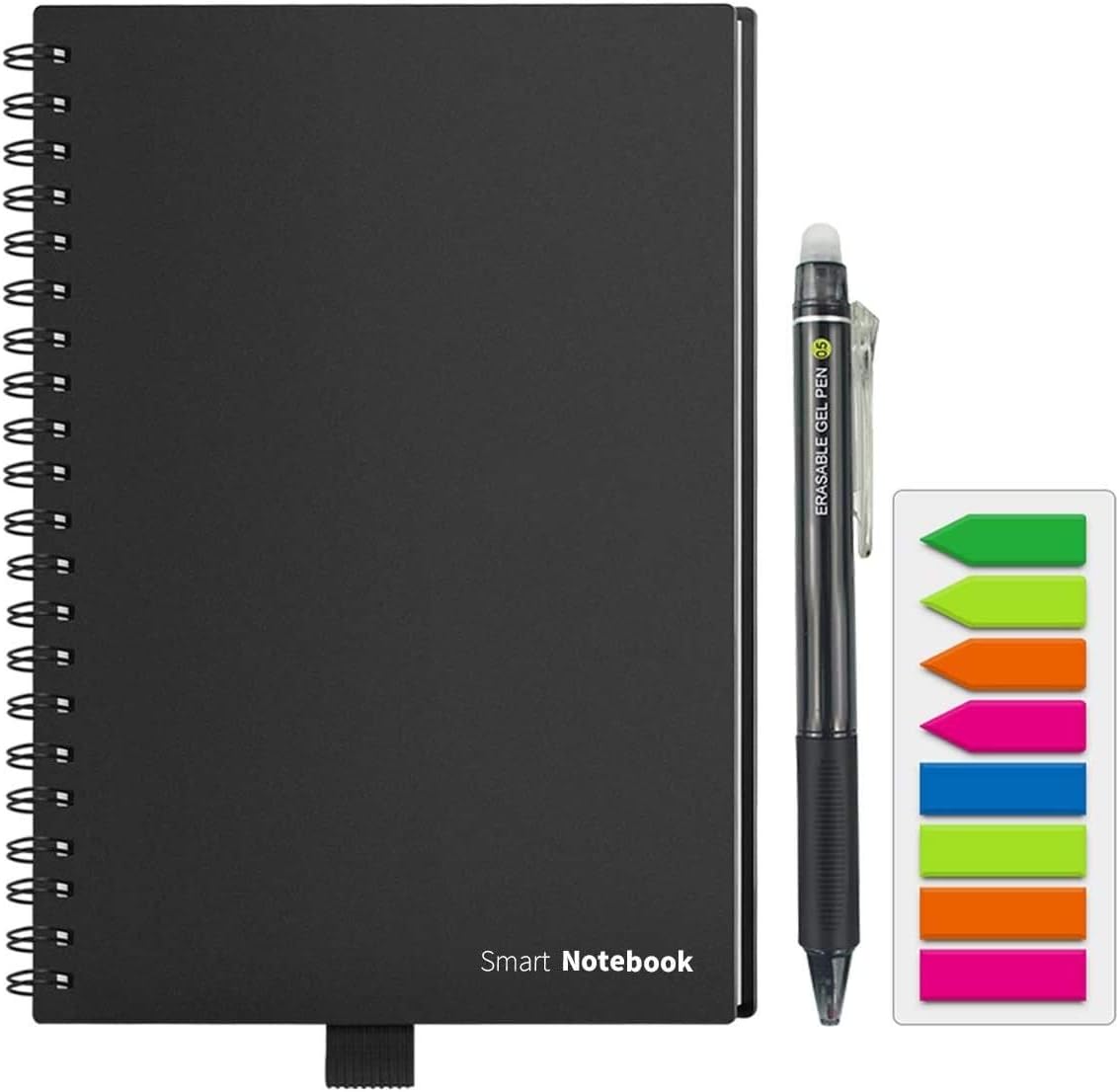 Buy HOMESTEC Reusable Smart Notebook Erasable Wirebound Notebook APP ...