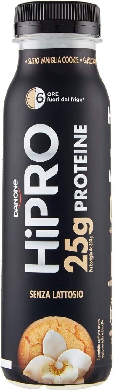 Danone Hi Pro Specialità a Base di Latte Vaniglia e Cookie, 300g ...