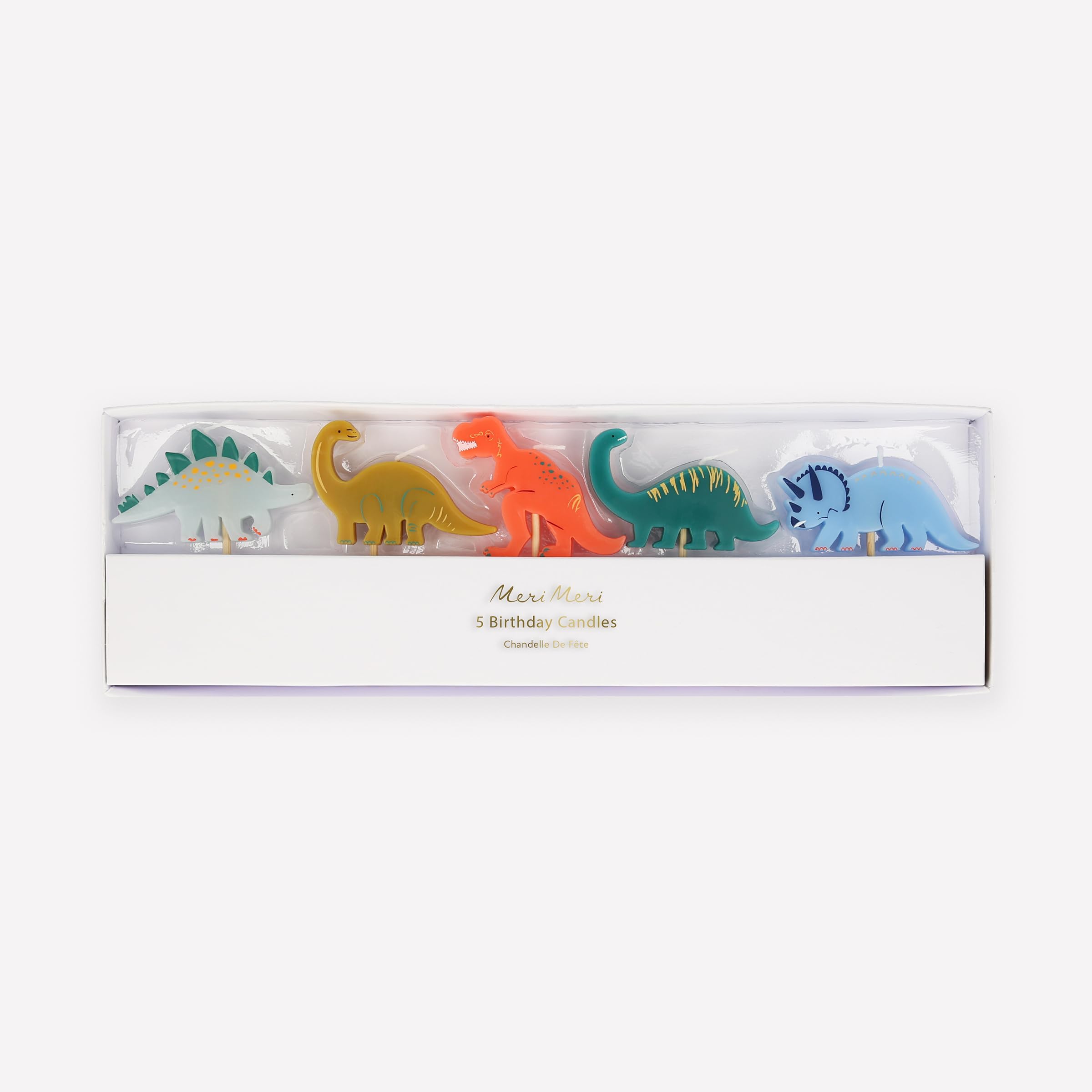 Amazon.com: Meri Meri Dinosaur Candles (Pack of 5) : Home & Kitchen