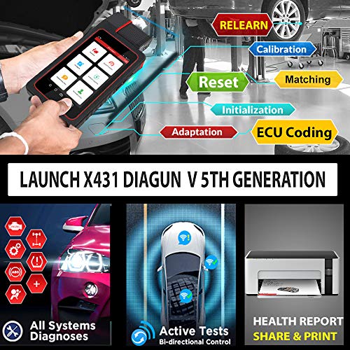 2025 Elite LAUNCH X431 Diagun V Bi-Directional Scan Tool,ECU Coding,35 ...