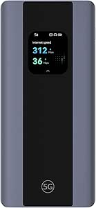 5G Mobile WiFi Pro 5, E6888, Wi-Fi 6 AX3000, DL 3600 Mbit/s/UL 500 Mbit/s, tragbarer mobiler ...
