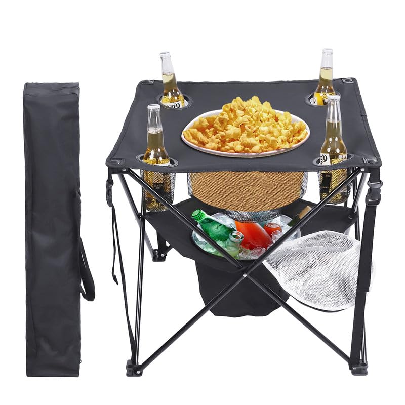 Snapklik.com : LANMOUNTAIN Folding Tailgating Table