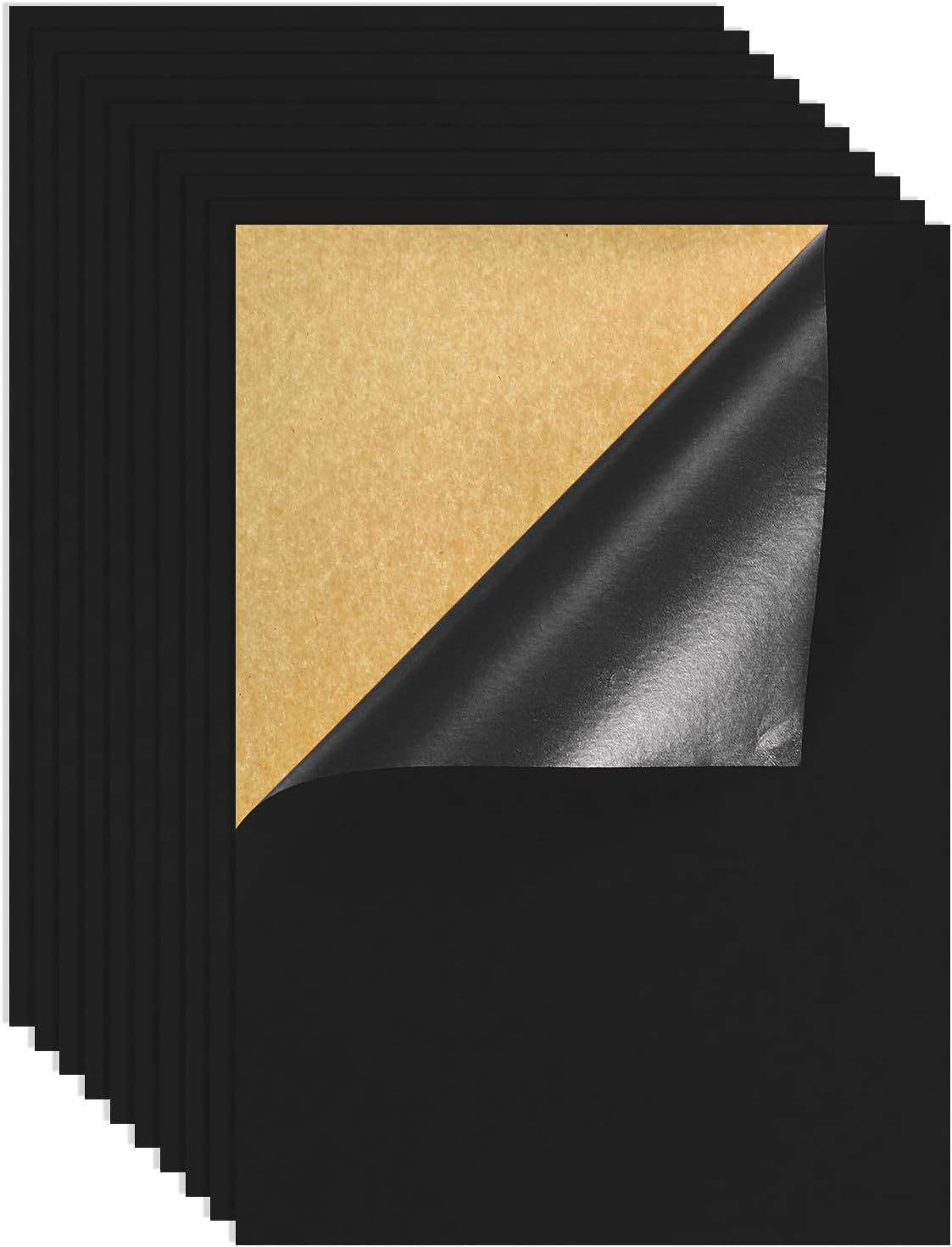 Amazon.com: PATIKIL Black Felt Sheets, 11.8" x 8.3", 10Pcs, Self ...