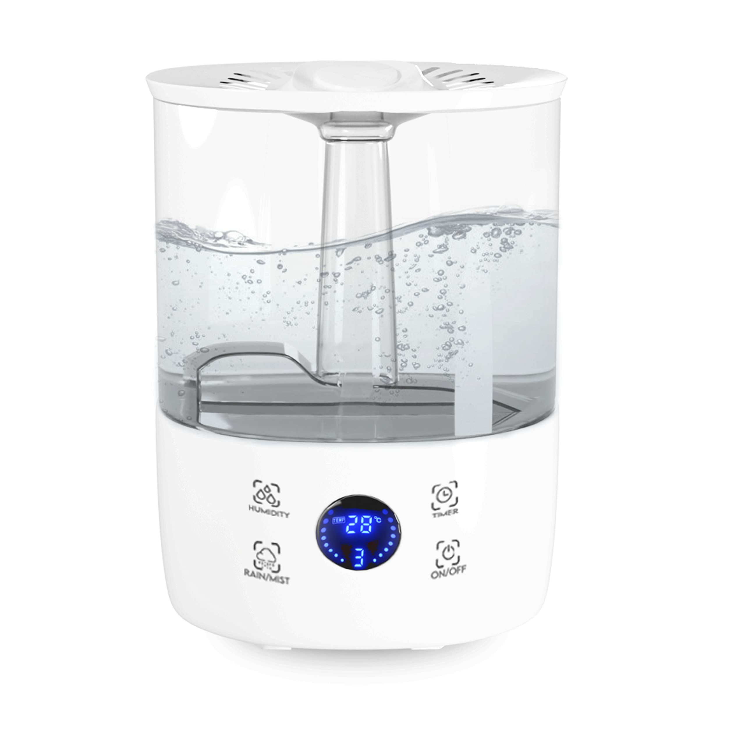 Buy Lifelong 4.5L Room Humidifier with Digital Display, Top Fill Room ...