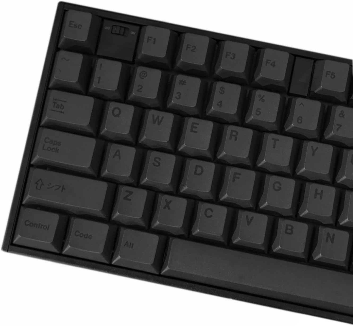 PBT Keycaps 60 Percent - Black 142 Keys Keycap Set Cherry Profile DYE ...
