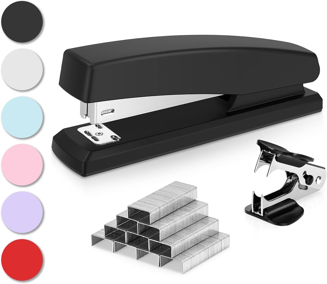 deli Stapler, Desktop Staplers with 640 Staples, Office Stapler,25 ...