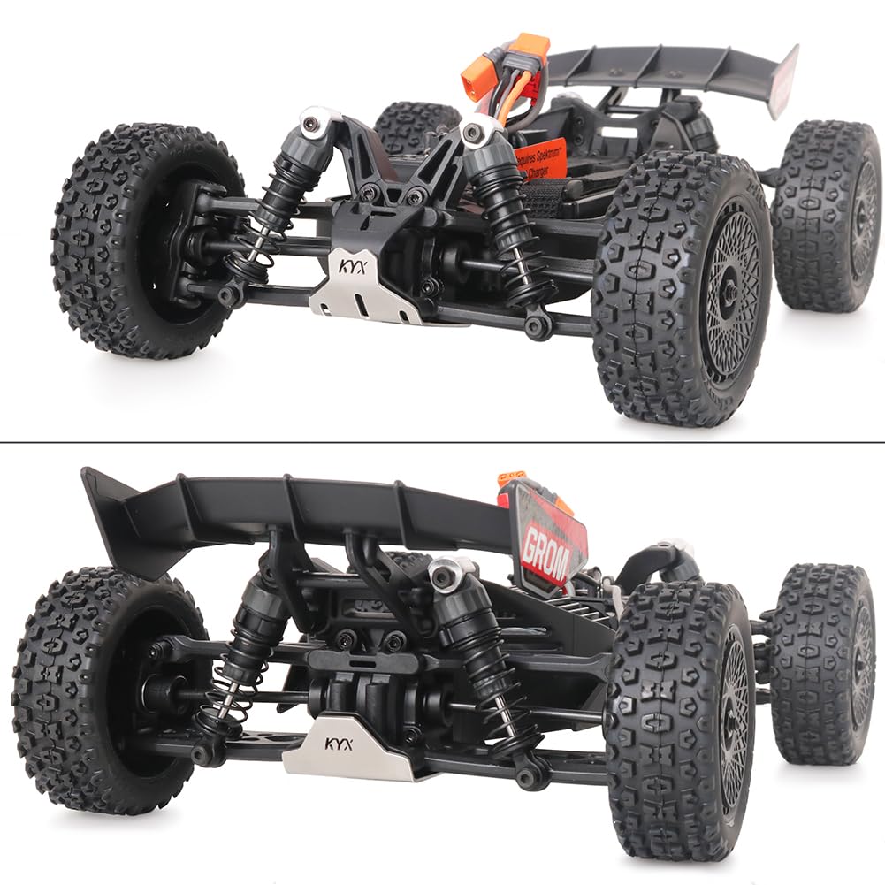 Snapklik.com : JOYSOG Stainless Steel Front Rear Chassis Armor ...