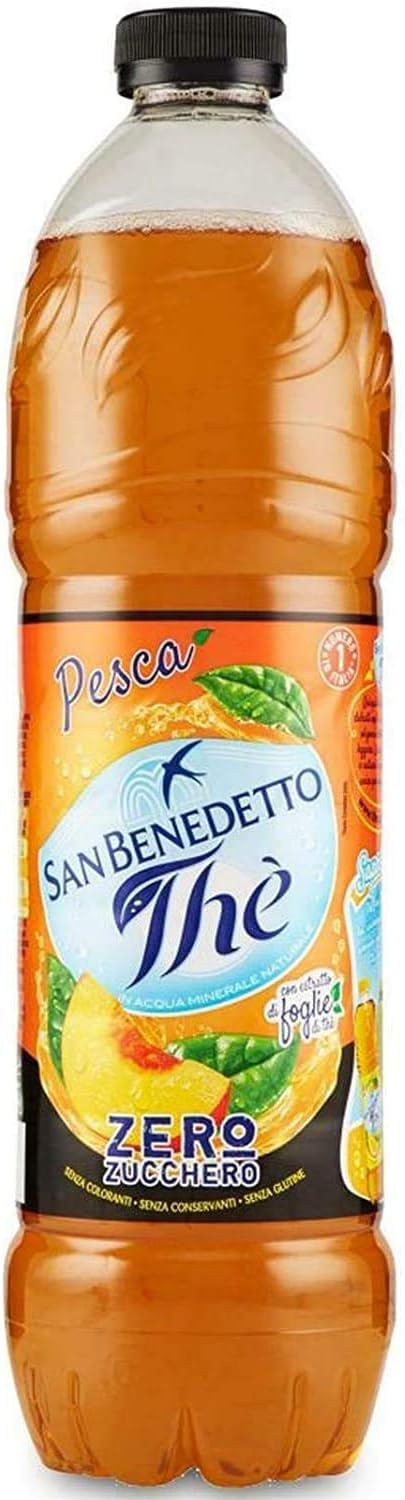 6X San benedetto Pesca Zero Iced Tea The ' Peach PET 1.5L Sin Azúcar Té ...