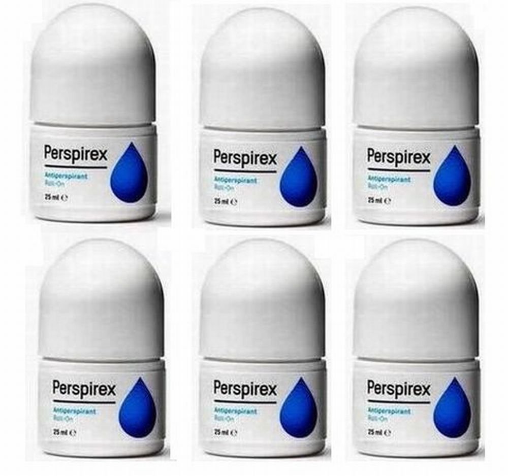 Perspirex Underarm Roll-on Antiperspirant 25ml X 6 Pack : Amazon.co.uk ...