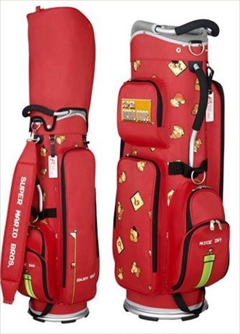 Amazon.com : Super Mario Brothers Caddy Bag (Lightweight Type) (Red ...