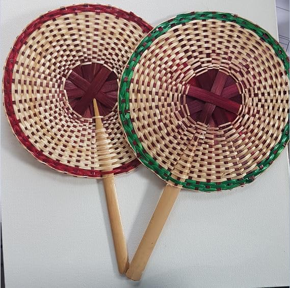 Buy Handcrafted Bamboo Vishari Fan - Traditional Kerala bamboo craft ...