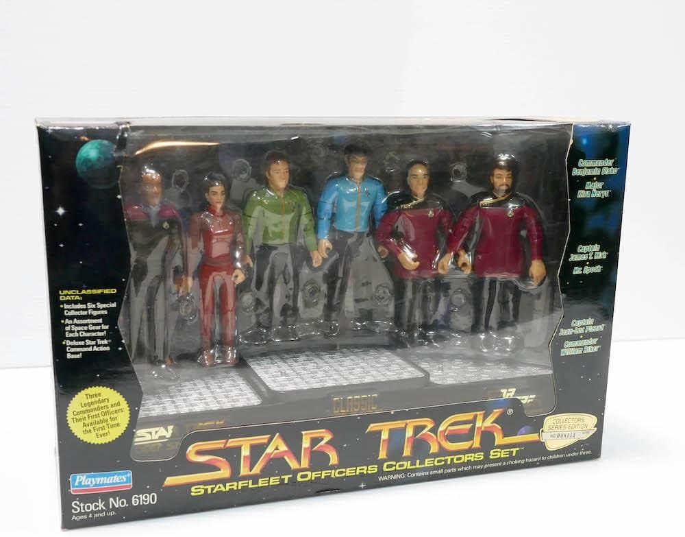 Amazon.co.jp: Star Trek Star Fleet Officers Set Action Figure : Toys ...