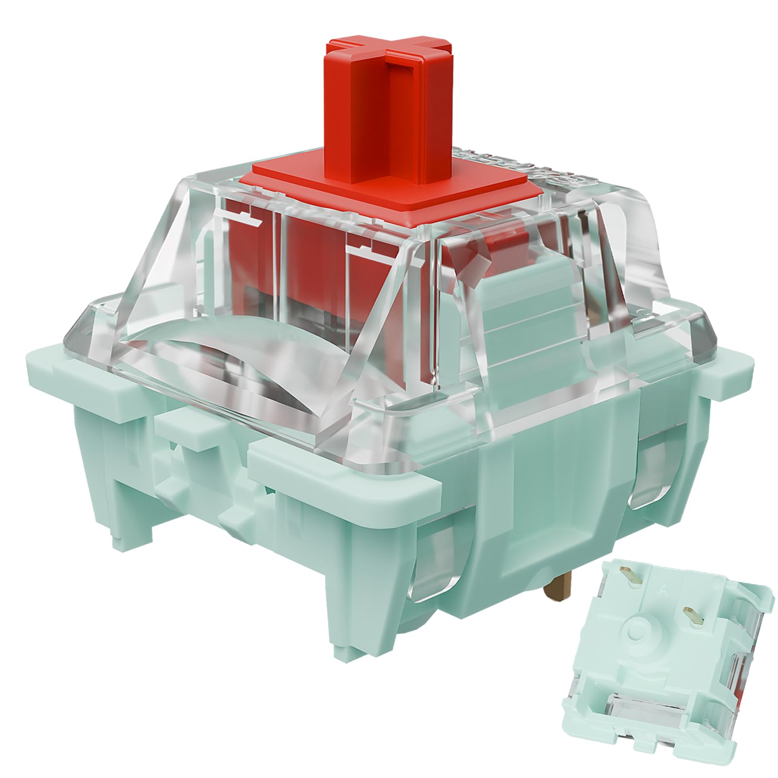 Snapklik.com : Gateron Jade Series Pre-Lubed Linear Red Keyboard Switch ...