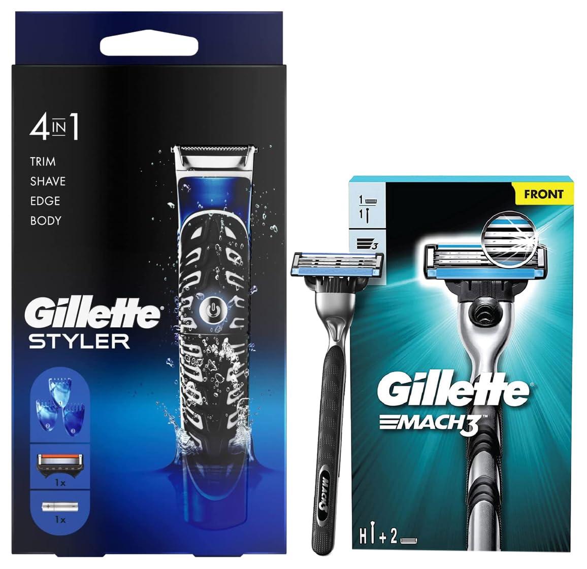 Gillette Men Fusion Proglide 4-In-1 Styler For Trimming Shaving Beard ...