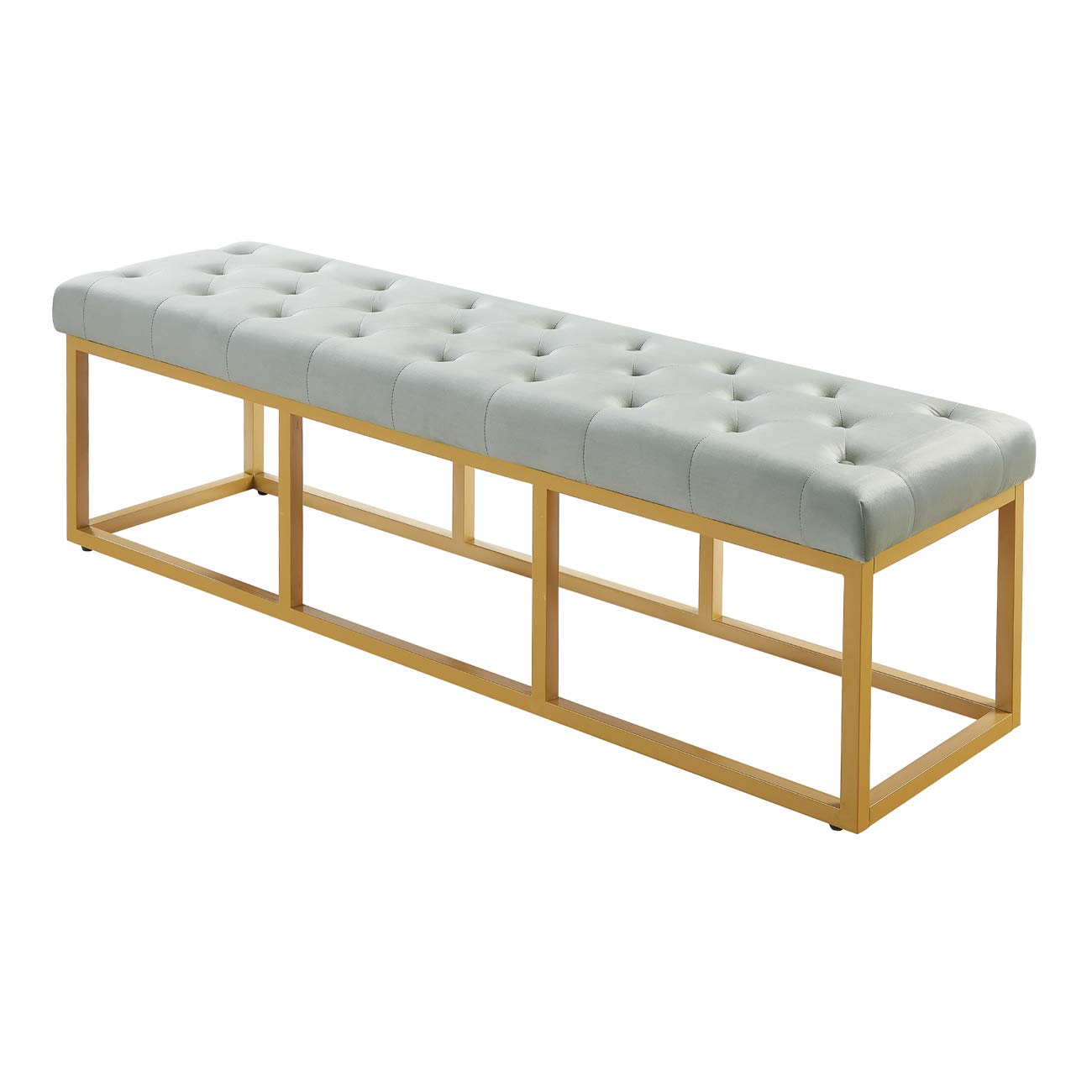 Snapklik.com : 24KF Upholstered Tufted Long Bench