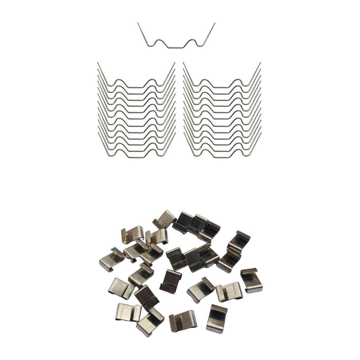 ARTISOUL® 50Pcs Greenhouse Glazing Clips Stainless Steel W Spring Wire ...