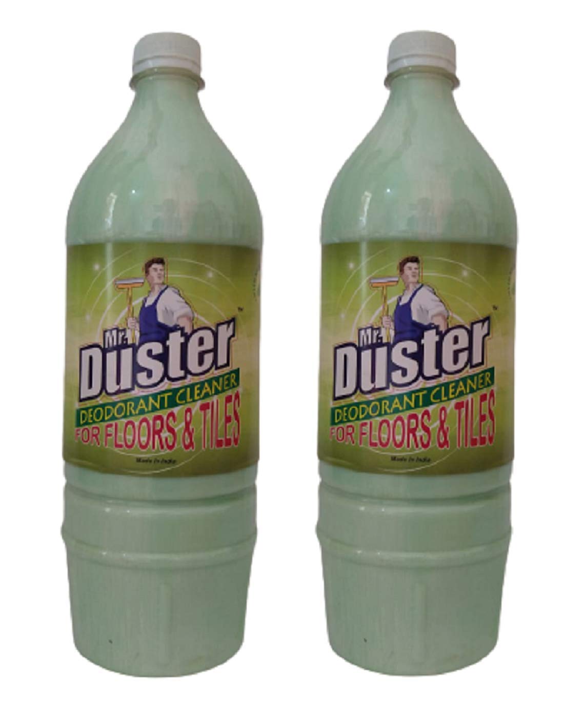 Mr. Duster Green Floor Cleaner Fresh Fragrance 1 Ltr (Pack of 2 ...