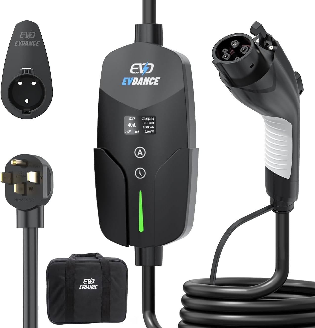 Amazon.com: GODIAG Level 2 EV Charger, 240V, 32 Amp, NEMA 14-50P Plug ...