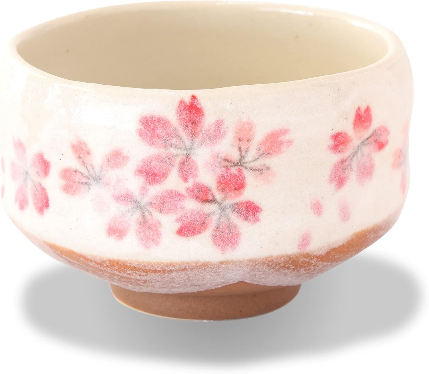 Amazon.com: Mino Ware Mini Matcha Tea Bowl, 3.7 inch, Heian-Sakura Red ...