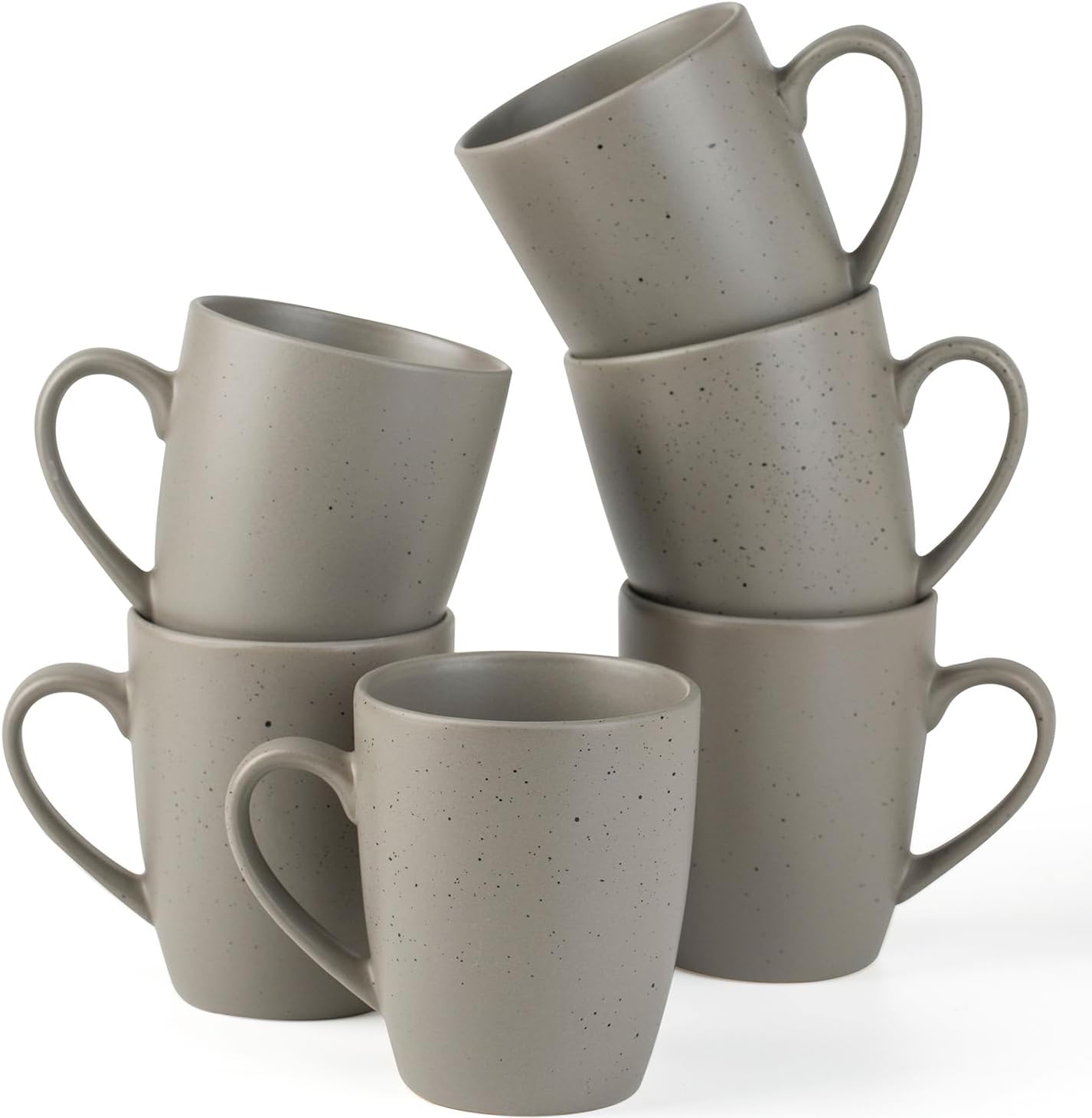 Amazon.com: famiware Moon Coffee Mug Set of 6, 14oz Large Stoneware Mug ...