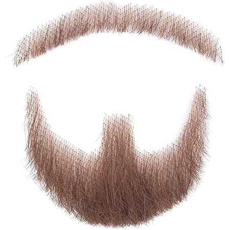 Amazon.com : Wiiyita Fake Beard Realistic 100% Human Hair Full Hand ...