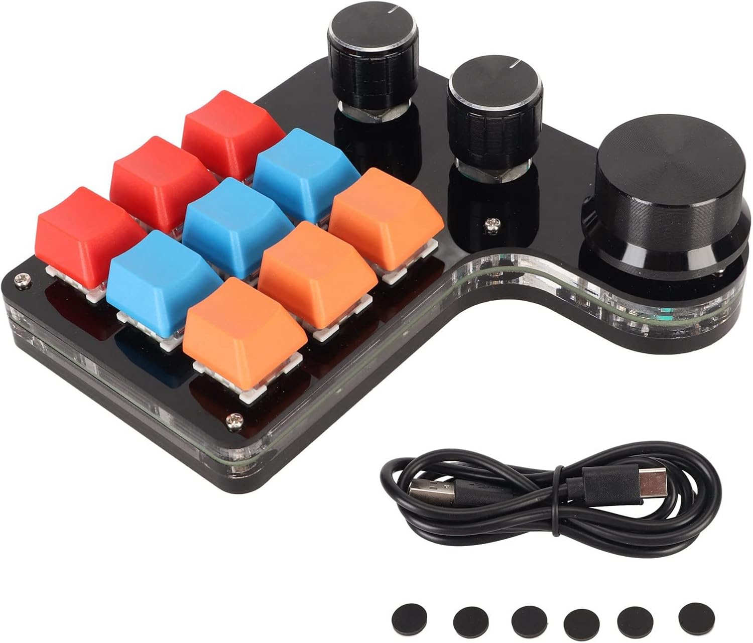 Amazon.com: Multizenic 9 Keys Programmable Mini Macro Mechanical Gaming ...