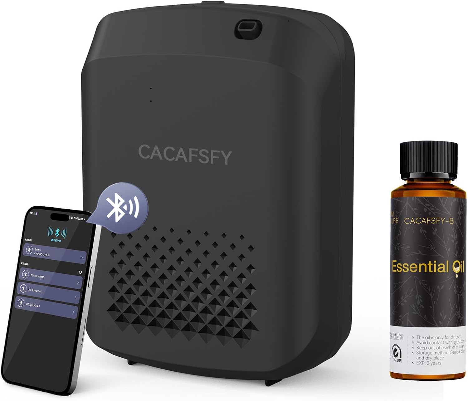 Amazon.com: CACAFSFY Essential Oil Diffusers-Waterless Diffuser-Hotel ...