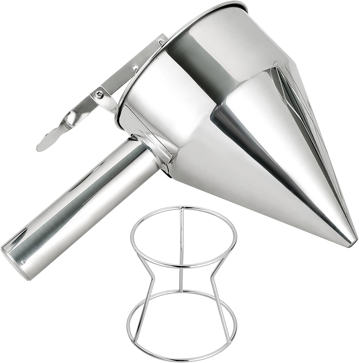 Amazon.com: EgieMr Stainless Steel Pancake Batter Dispenser Funnels ...