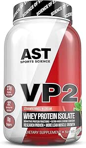 VP2 Whey Protein Isolada Hidrolisada 937g - AST-Sports Science Sabor ...