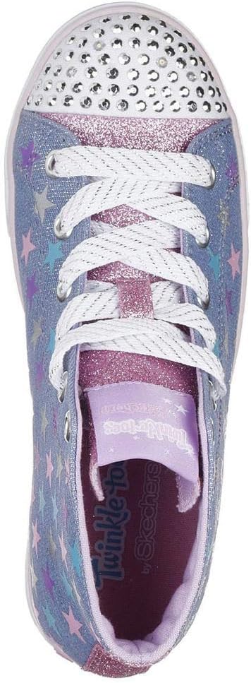 Amazon.com | Skechers Unisex-Child Sparkle Glitz-Shiny Starz Sneaker ...