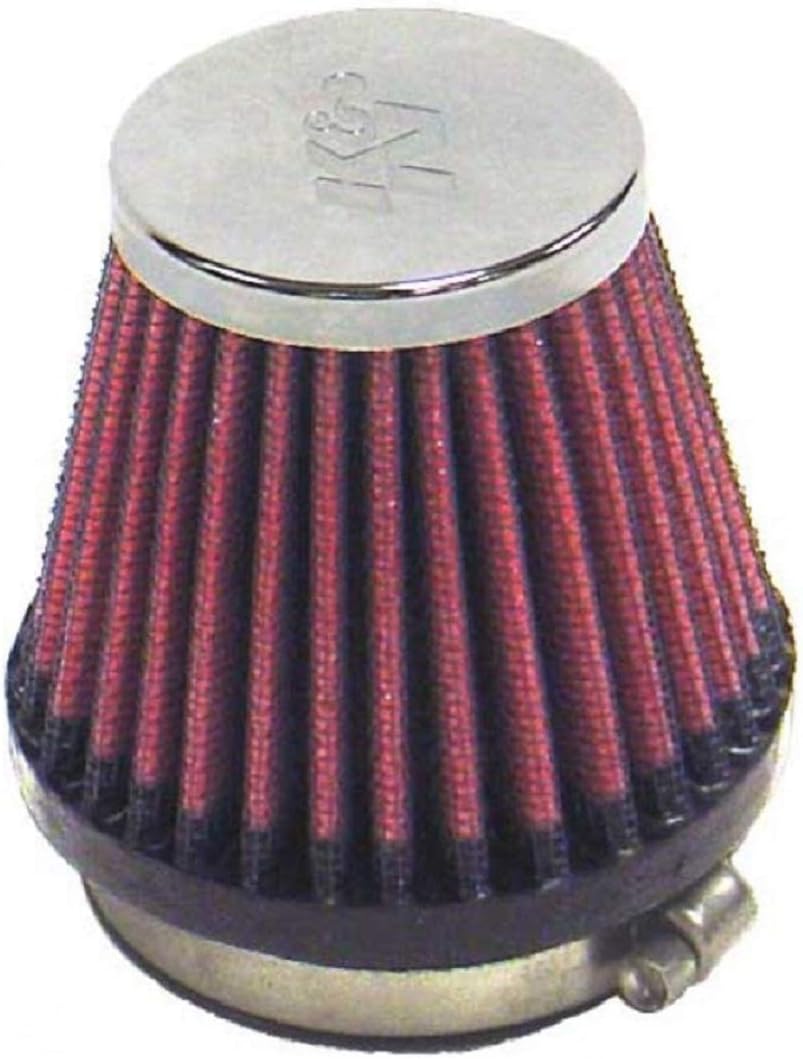K&N Filtro de aire universal: alto rendimiento, premium, filtro de ...