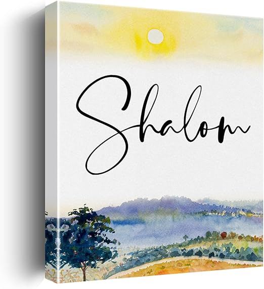 Amazon.com: Inspirational Christian Canvas Wall Art Farmhouse Decor ...