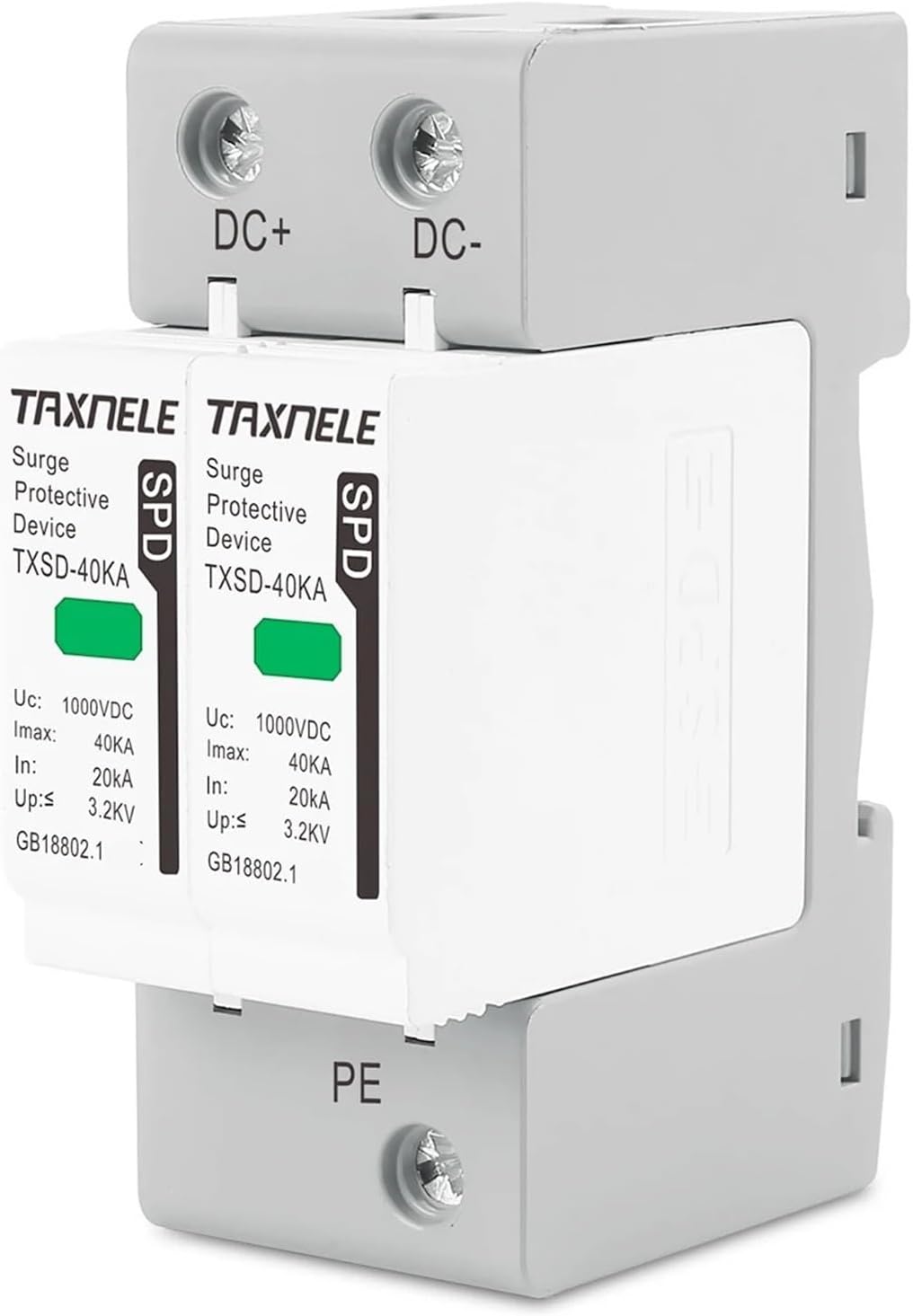 Amazon.com: DC SPD Surge Protective Device 600V 800V 1000V 2P 20KA 40KA ...