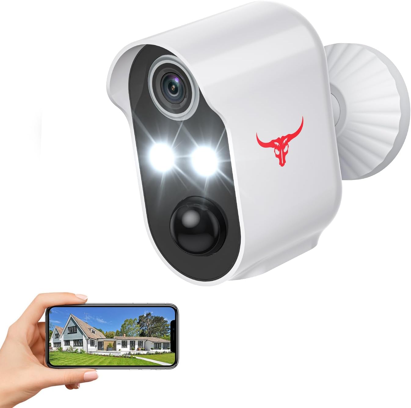 Amazon.com : virtavo VistaFlask 2K Security Cameras Wireless Outdoor ...