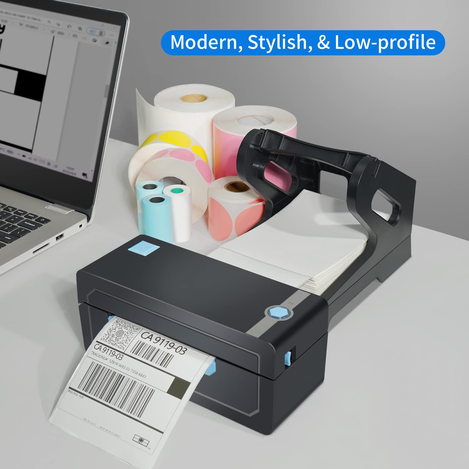 Snapklik.com : Jadens Label Holder For Rolls And Fan-fold Labels, Label ...