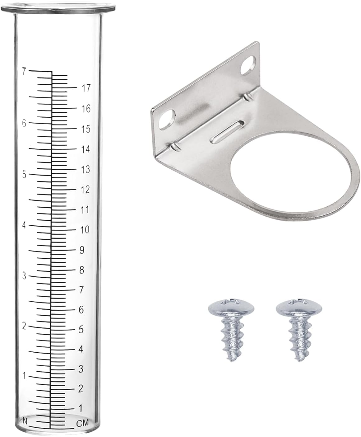 Amazon.com : Krijuess Rain Gauge Outdoor Plastic,Rain Gauges for Yard ...