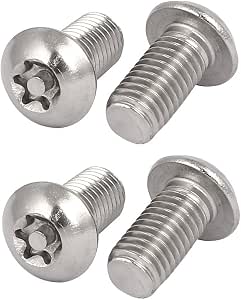 Amazon.com: uxcell M10x20mm 304 Stainless Steel Button Head Torx ...