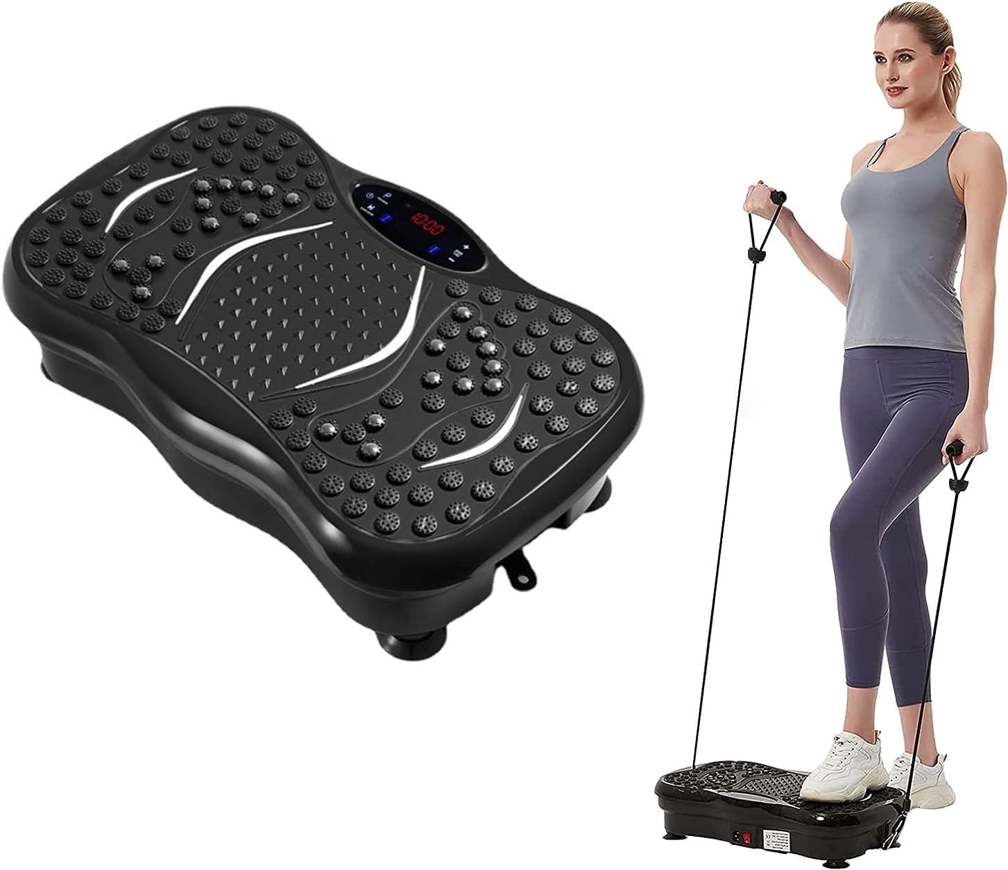 DEONG Vibration Plate Exercise Machine with Bluetooth and Remote ...