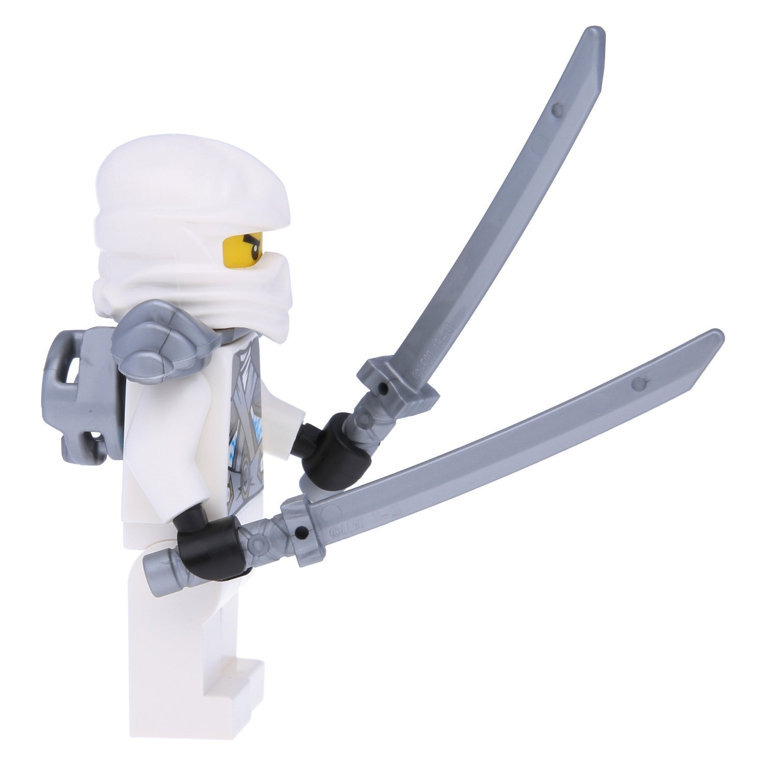 Lego Ninjago Titanium Ninja Zane Minifigure W Silver